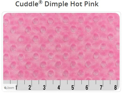 Cuddle Dimple Hot Pink - Shannon Fabrics – MINK INC. (Cozy Fabric Shop ...