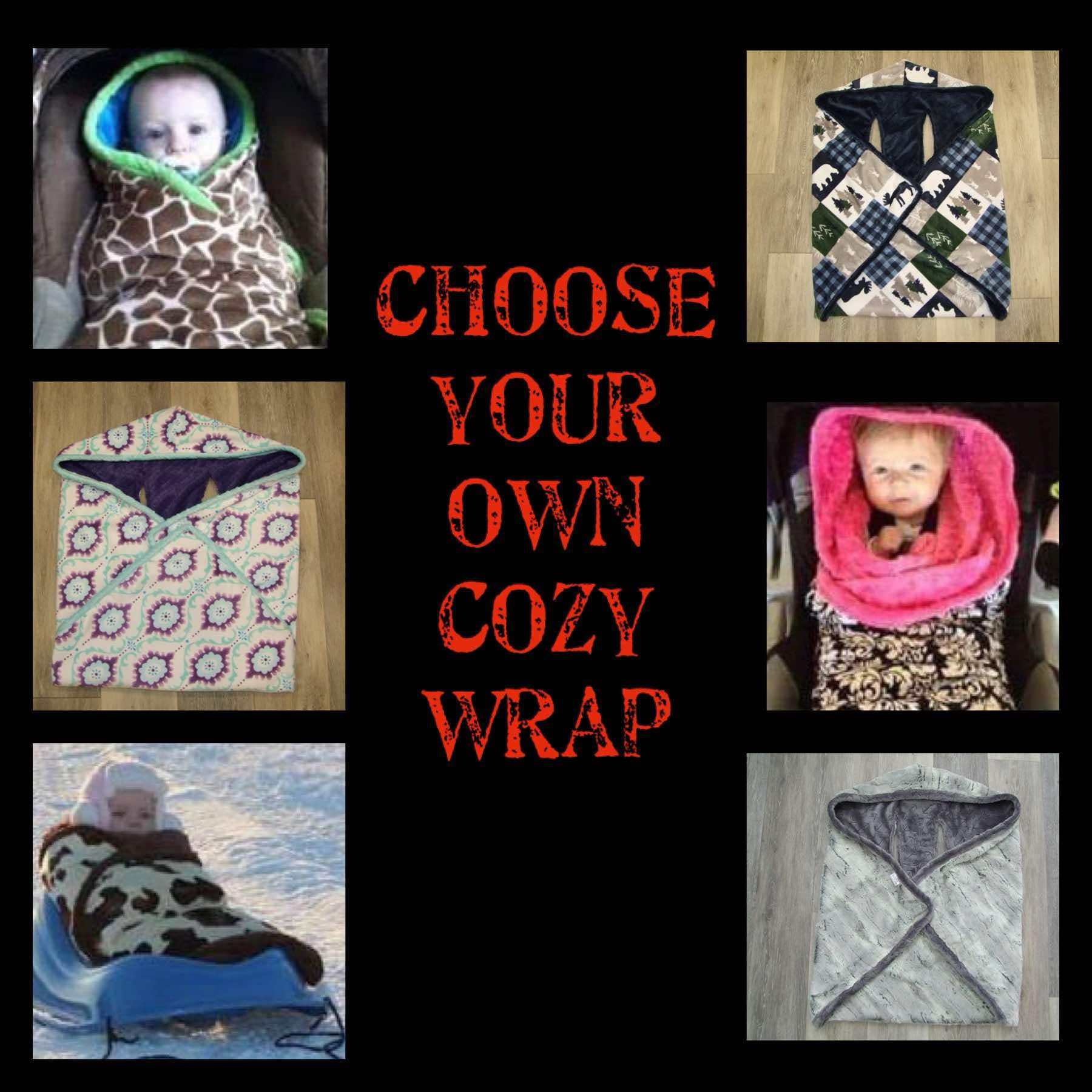 COZY WRAP BLANKET - Choose Your Fabrics – Cozy Fabric Shop / TCC