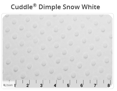 SALE- 50% OFF Snow white dimple - ~15" by 69" cut only – Cozy Fabric ...